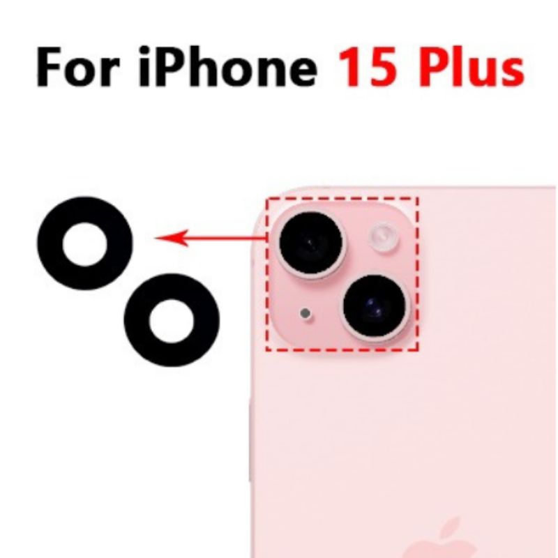 Kính Camera Iphone 15 Plus , Ip15 Plus , Ip 15 Plus ( Có Keo Dán ...