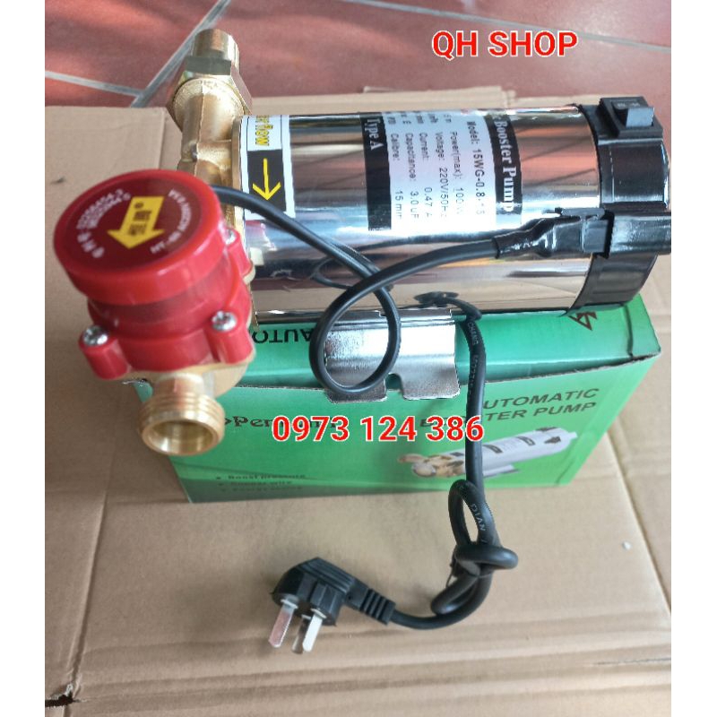 bơm tăng áp bình nước nóng và máy giặt ( pen ro nil ) loại 1 dây 100% ...