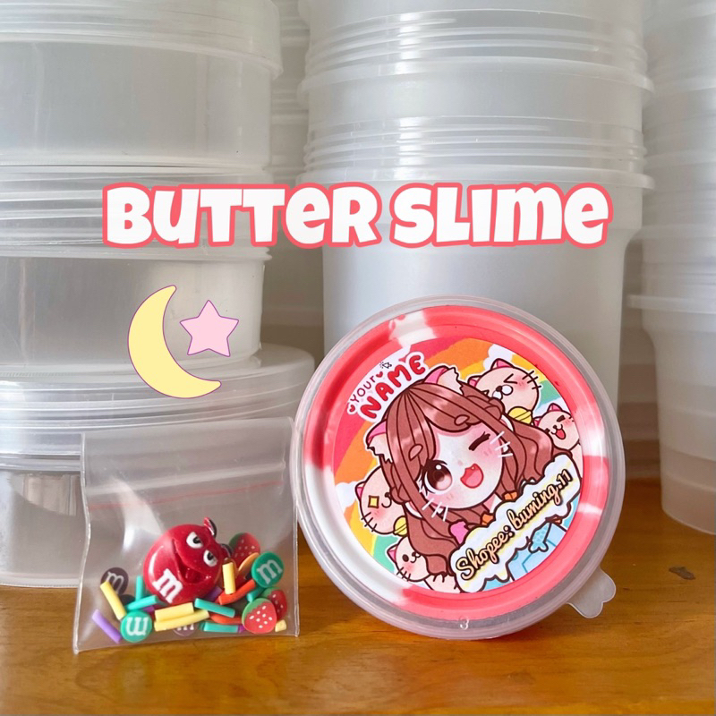 Butter Slime - Slime Bơ 60ml Tặng Cốm & Charm | Shopee Việt Nam