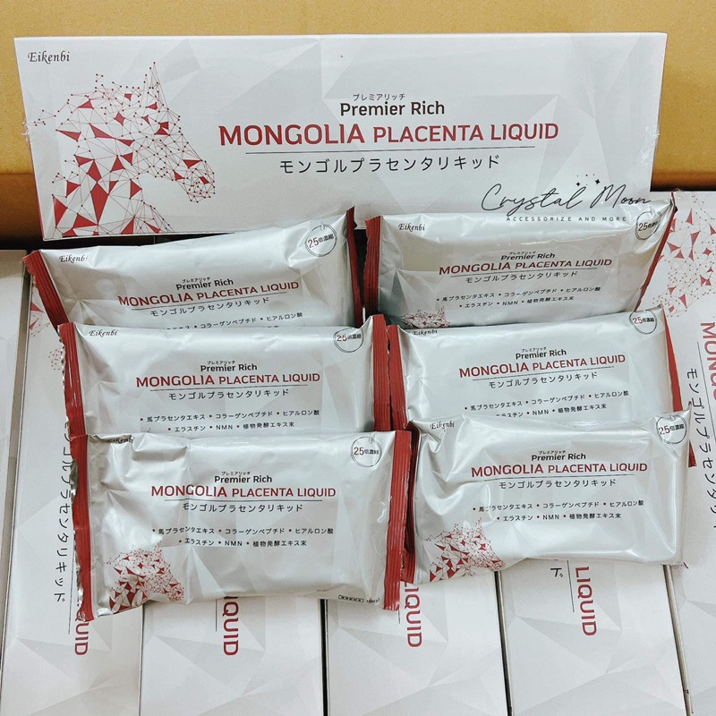 Nước uống nhau thai ngựa chiến Mông Cổ Mongolia Placenta Liquid Nhật ...
