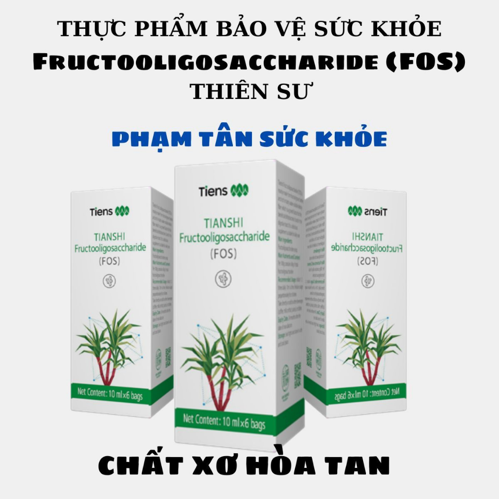 COMBO 3 HỘP CHẤT XƠ HÒA TAN Fructooligosaccharide (FOS) TIENS Thiên Sư ...