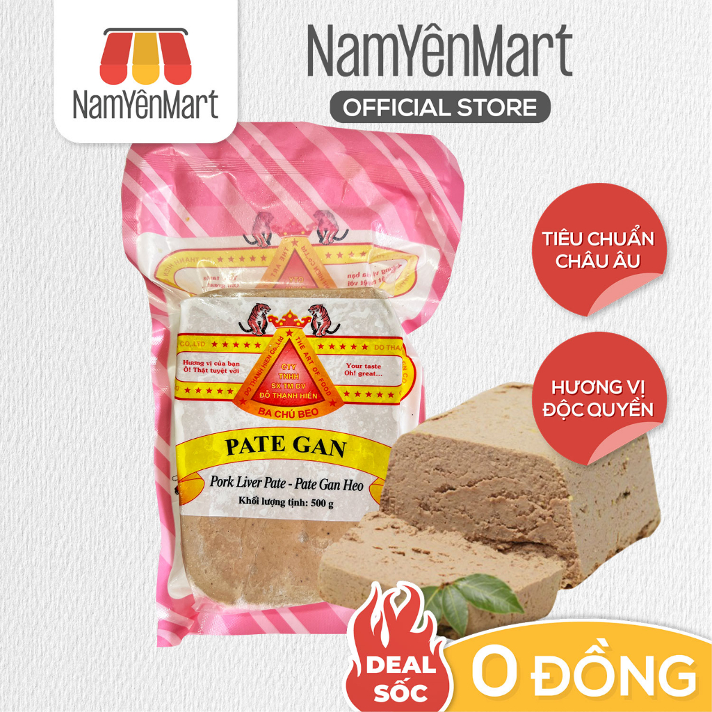 Pate gan heo (500g) - Nam Yên Mart | Shopee Việt Nam