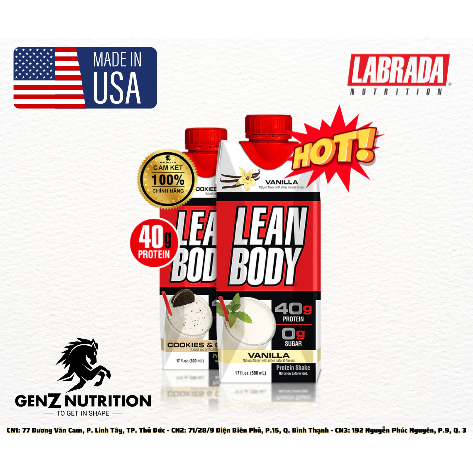 LEAN BODY RTD - CHO BẠN NGUỒN DƯỠNG CHẤT HẢO HẠNG CHỈ VỚI MỘT NÚT "VẶN" | Shopee Việt Nam