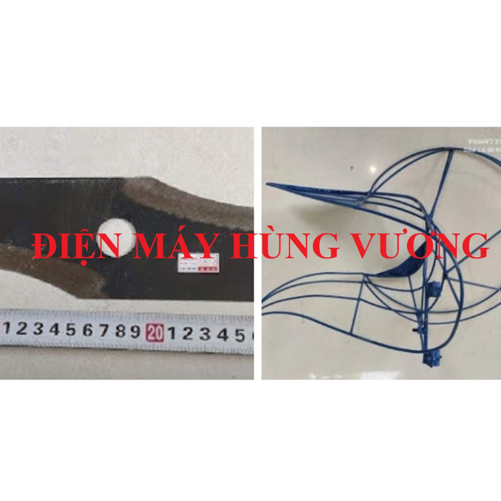 Bộ dao gặt cong +Lồng gặt lúa cho máy cắt cỏ cầm tay, thép cứng, cắt ...