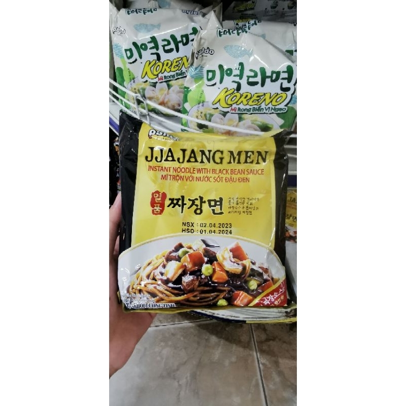 Mì tương đen JJA JANG MEN | Shopee Việt Nam