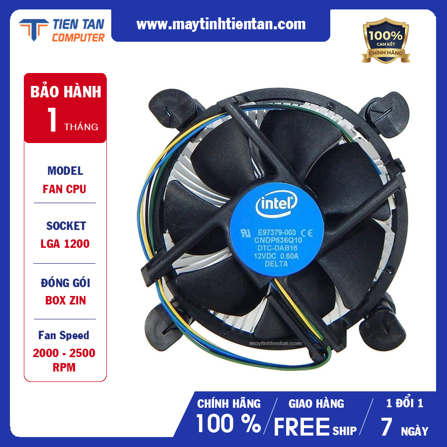 Quạt tản nhiệt, Fan CPU Box Intel E97379-003 - Socket 1200 4-Pin ...