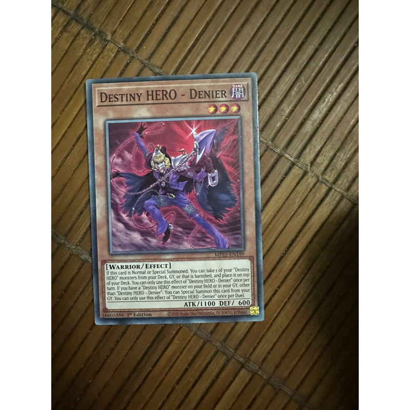 bài yugioh: destiny hero- denier | Shopee Việt Nam