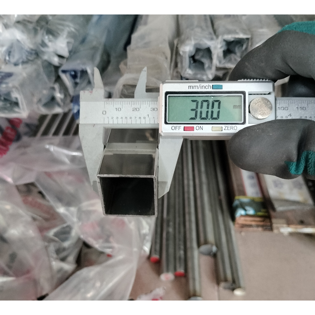 Ống Inox 304 vuông 10, 12, 15, 20, 25, 30mm (dài 0.5m/1m/1.2m) | Shopee Việt Nam