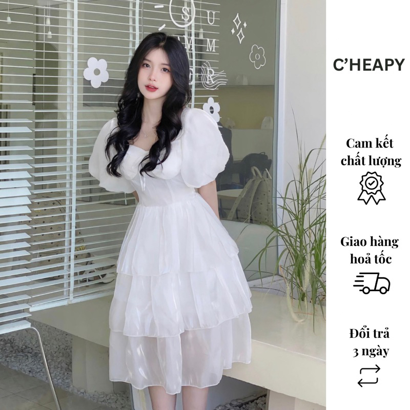 Đầm 3 tầng công chúa Moon 💓CHEAPY STORE 💓 FREESHIP💓 mặc dự tiệc, sinh nhật, kỉ yếu | Shopee Việt Nam