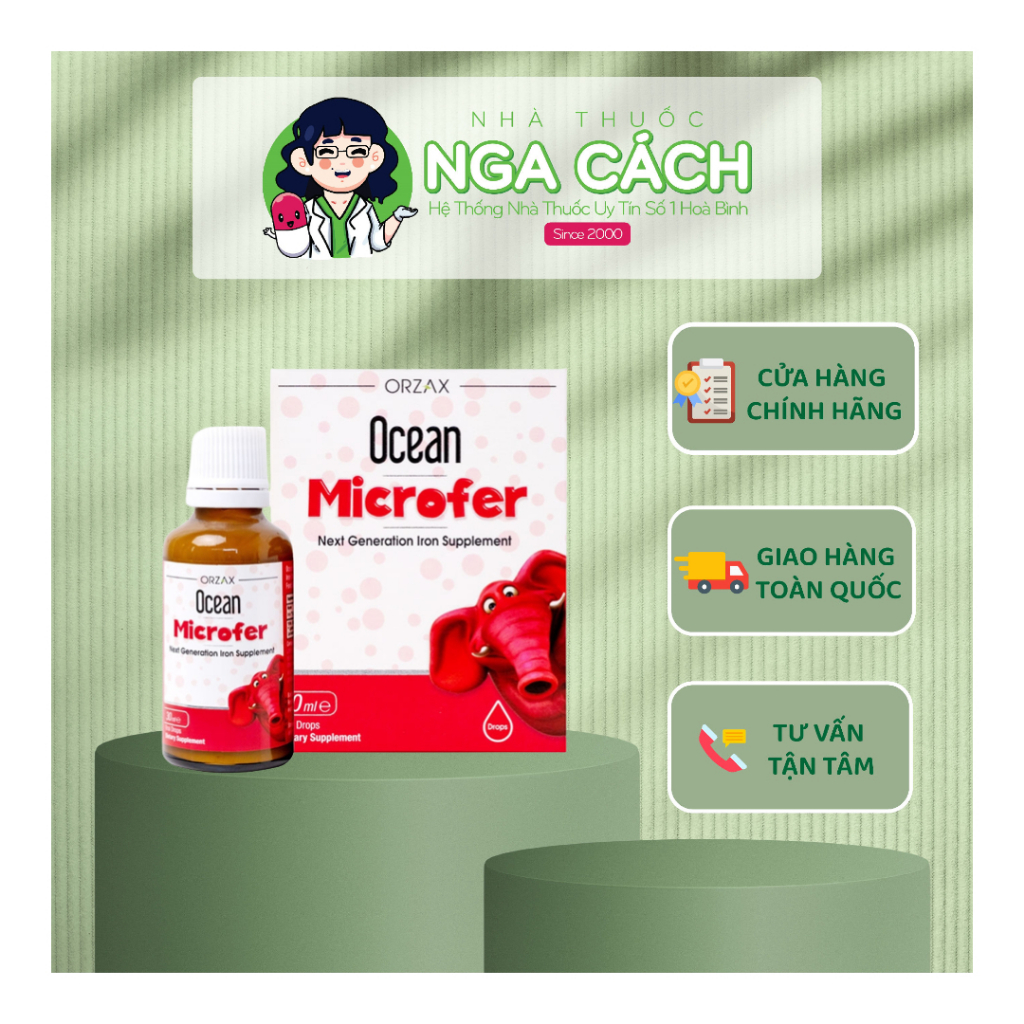 Ocean Microfer Bổ sung sắt cho cơ thể, cải thiện tình trạng thiếu máu ở ...