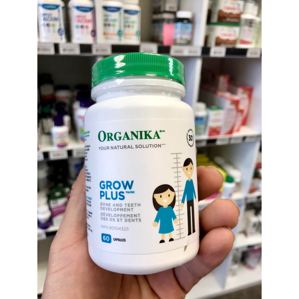 [Made in Canada] Hỗ trợ tăng chiều cao Organika Grow Plus, hộp 60 viên ...