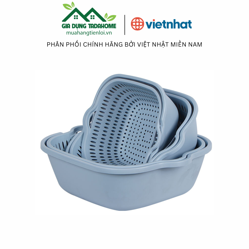 BỘ THAU RỔ VUÔNG VIỆT NHẬT CAO CẤP, THAU RỔ ĐỰNG RAU CỦ QUẢ 3288 3289 ...