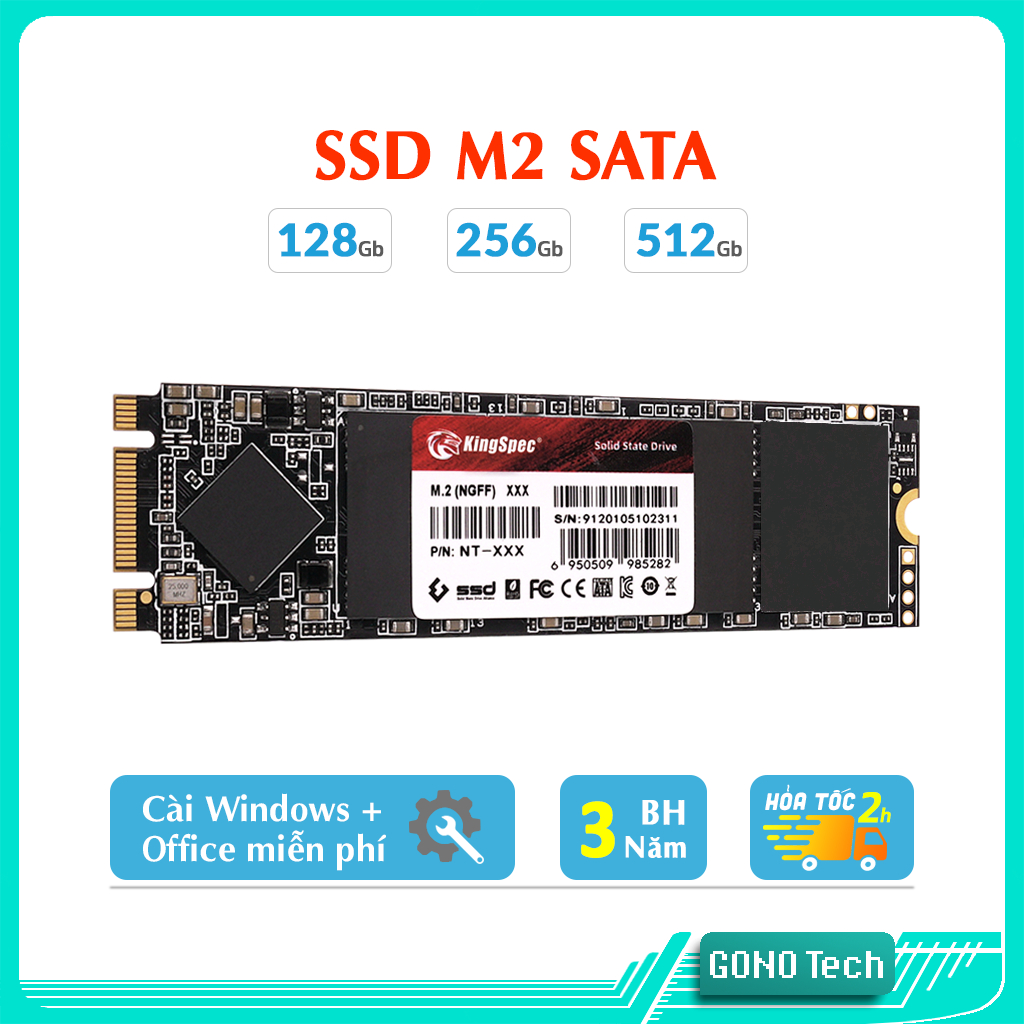 Ổ cứng SSD M2 SATA Kingspec 128GB 256GB 512GB | NT M.2 2280 | Shopee Việt Nam