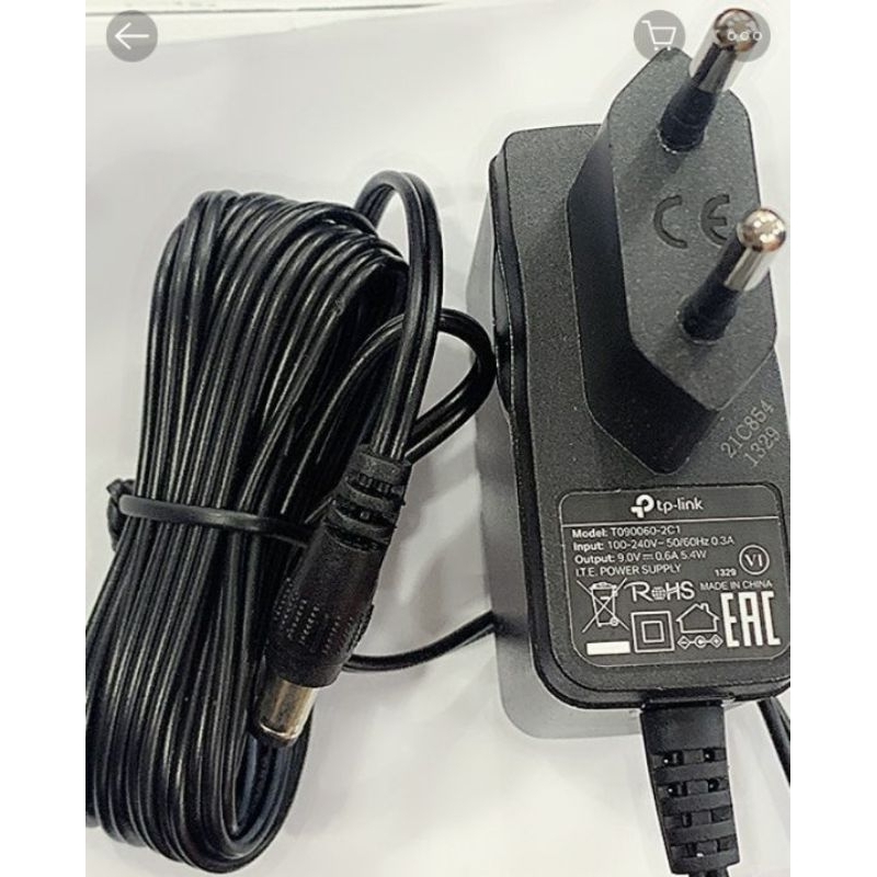 Nguồn 9V _0.6A/1A chân thường cho TP-Link adapter,TP link Tenda ...