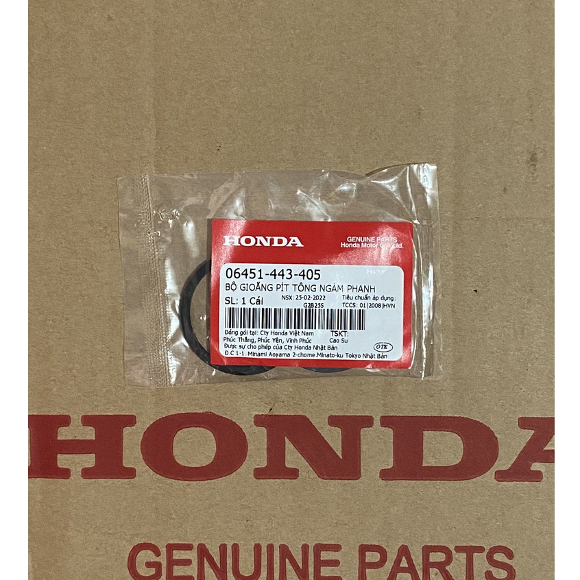 Bộ gioăng Piston ngàm pham HONDA SH 125&150, PCX 125. (06451443405 ...