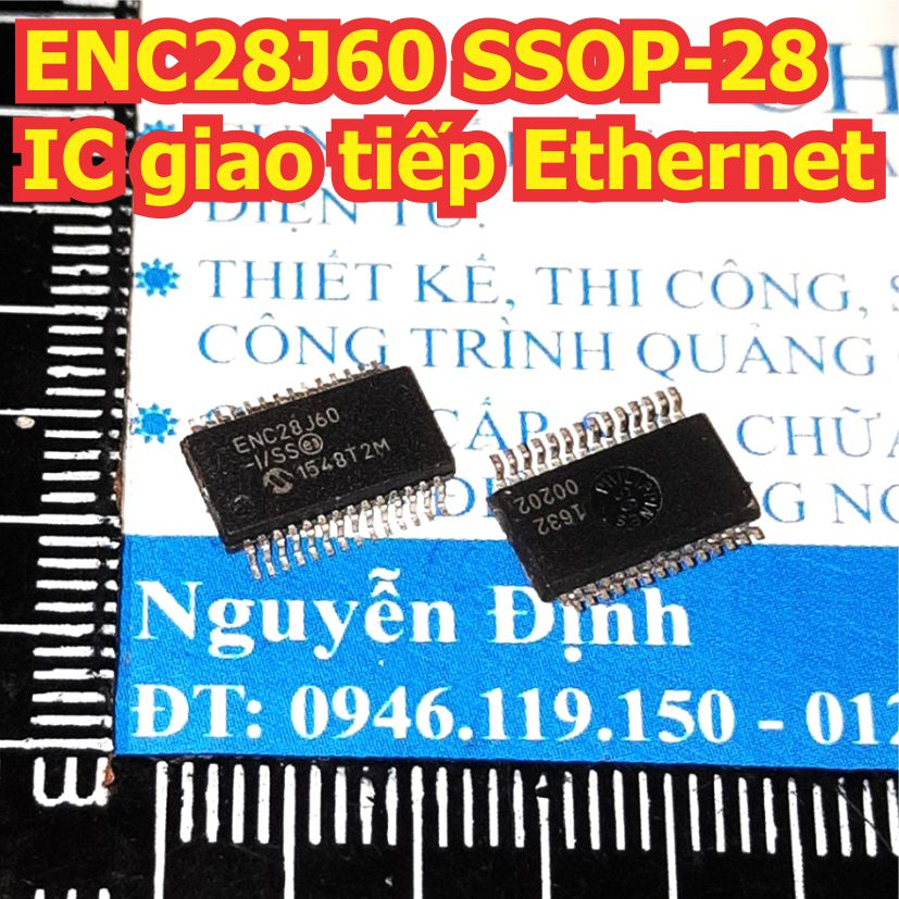 ENC28J60-I/SS ENC28J60 ENC 28J60 SSOP-28 IC giao tiếp Ethernet kde1596 | Shopee Việt Nam
