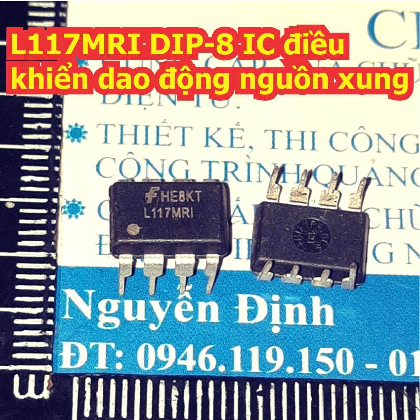 2 con L117MRI L117 DIP-8 IC điều khiển dao động nguồn xung kde9414 ...