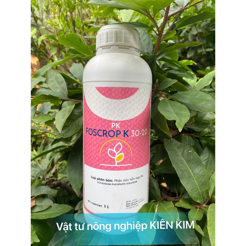 PK FOSCROP K30-20 (chai 1lít) Phân bón lá cao cấp nhập khẩu từ Tây Ban Nha | Shopee Việt Nam