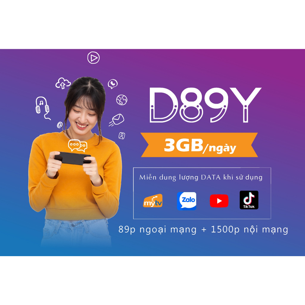 Sim 4G Vinaphone D89Y 3GB/ngày - Tốc độ cao, tha hồ giải trí | Shopee Việt Nam