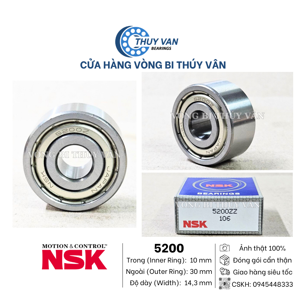 Vòng bi bạc đạn cầu, tiếp xúc góc, đỡ, chặn, 2 dãy, 2 hàng bi 5200 5201 ...