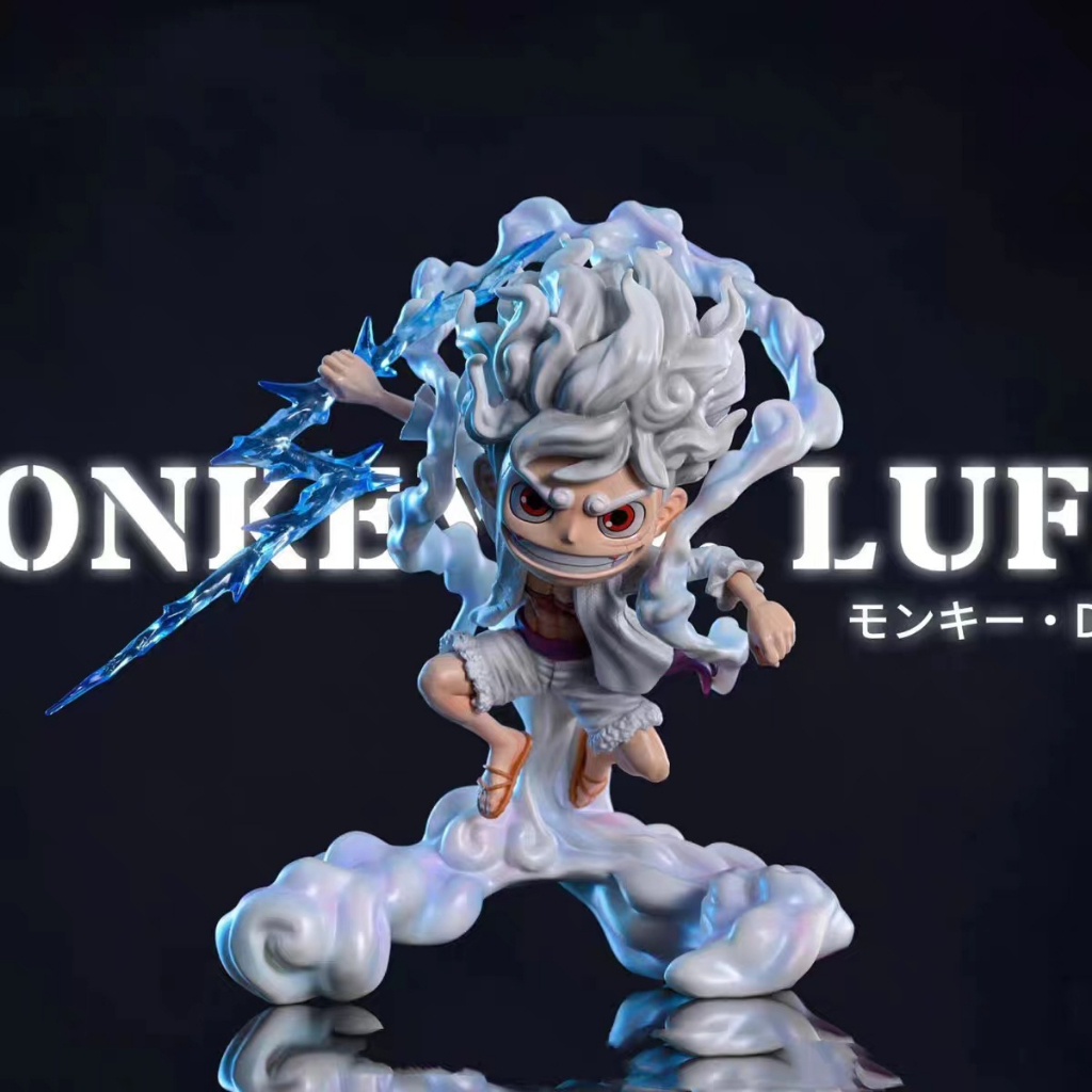 (Có hộp màu) Mô hình One Piece - Luffy Gear 5 Thần Mặt Trời Chibi ...