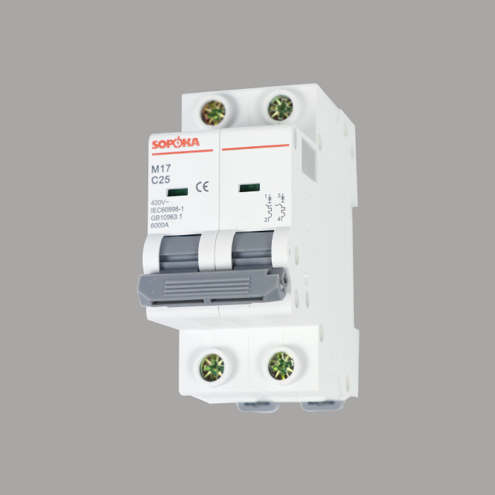 Aptomat 1 pha 2P MCB 20A, 25A, 32A, 40A, 50A, 63A M17 SOPOKA | Shopee ...