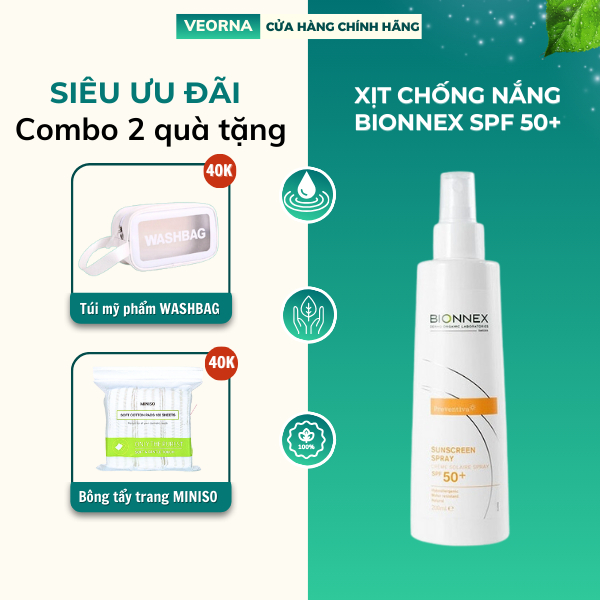 Xịt Chống Nắng Bionnex Preventiva Sunscreen Spray SPF 50+ | Shopee Việt Nam