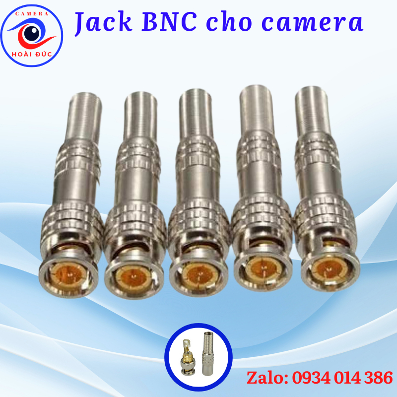 Jack BNC cho camera - lò xo - lõi đồng - loại tốt | Shopee Việt Nam