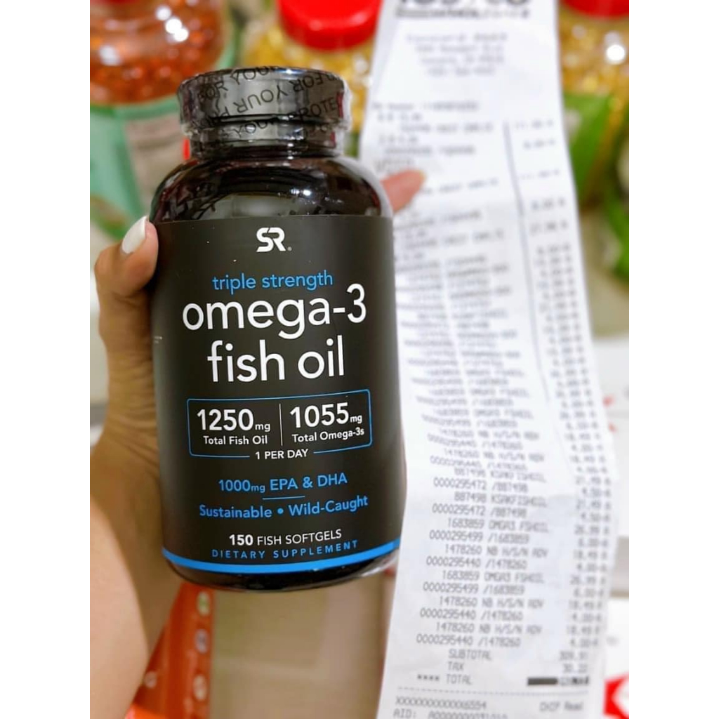 Bill Costco] SR Omega 3 fish oil 1250mg fish oil 1055mg omega 3 150 ...