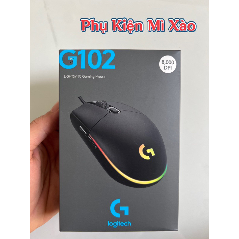 Chuột game có dây Logitech G102 Lightsync - Tùy chỉnh RGB, 6 nút lập trình, nhẹ | Shopee Việt Nam