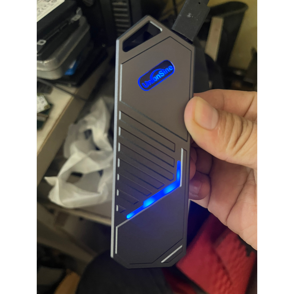 BOX UnionSine đọc SSD NVMe 10Gbps PCIe USB 3.2 Type-C vỏ nhôm nguyên ...