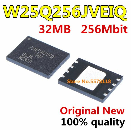 BIOS Rom dán 32MB Winbond W25Q256JVEIQ 25Q256JVEQ W25Q256 W25Q256FVEIG 25Q256FVEIG W25Q256 NEW ...