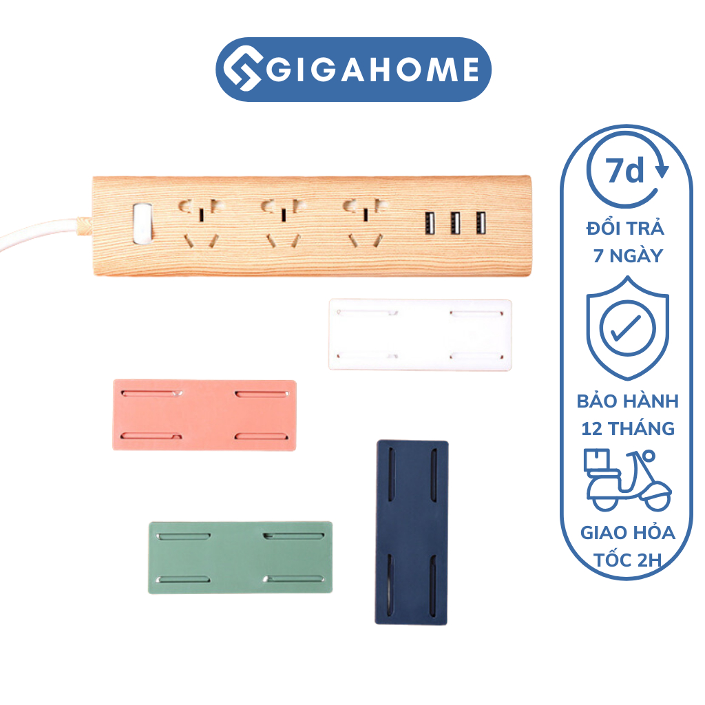 Combo 3 Giá Đỡ Ổ Cắm Điện - Miếng Dán Tường Treo Modem Wifi, Điều Khiển ...