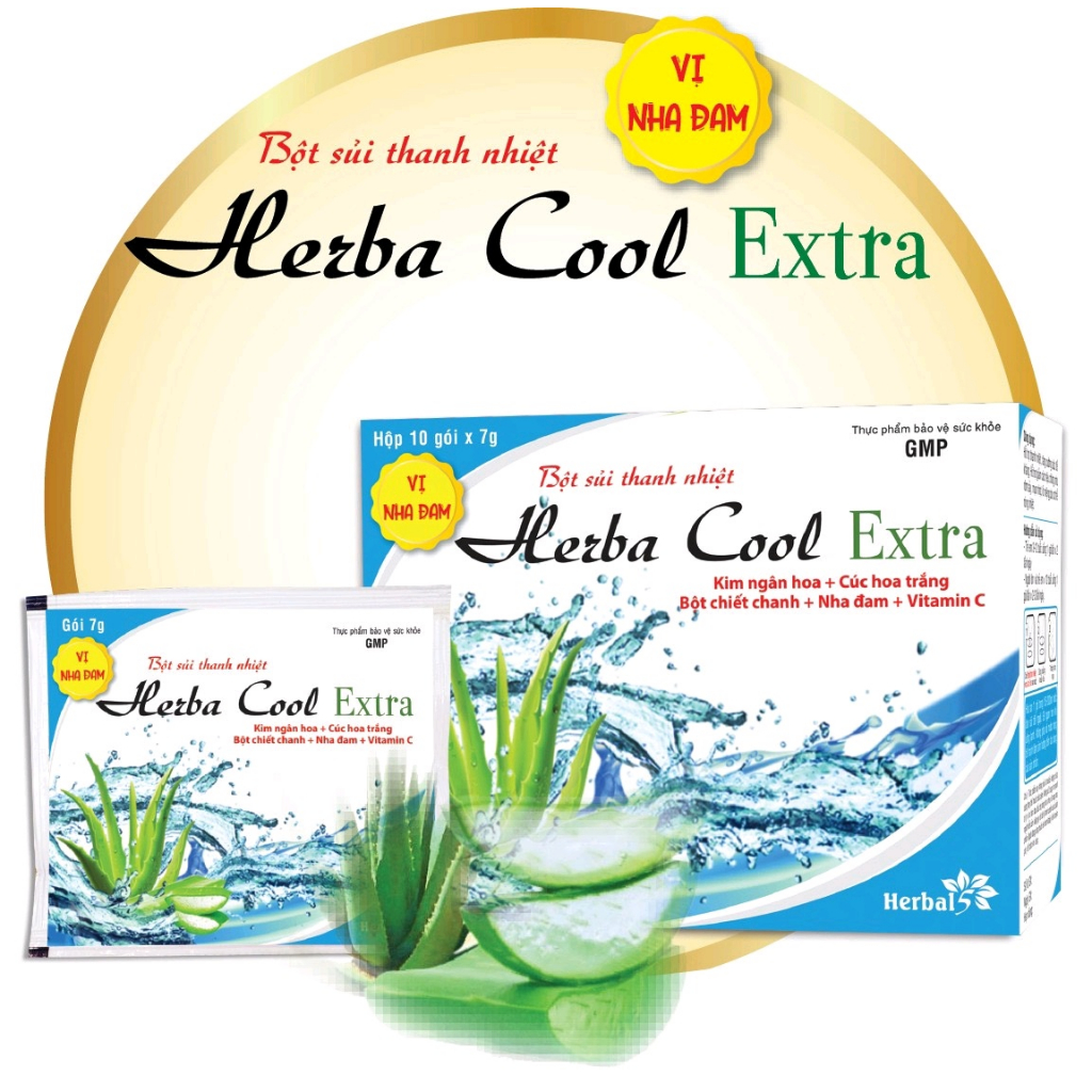 Bột nước mát Herba Cool Extra hỗ trợ thanh nhiệt | Shopee Việt Nam