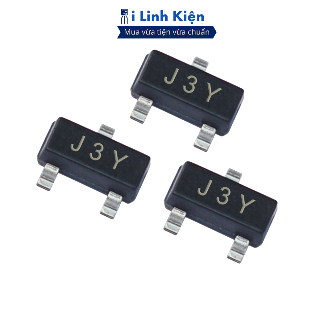 Transistor S8050 SMD J3Y 40V 0.5A chân dán túi 10 con chính hãng ilinhkien. | Shopee Việt Nam
