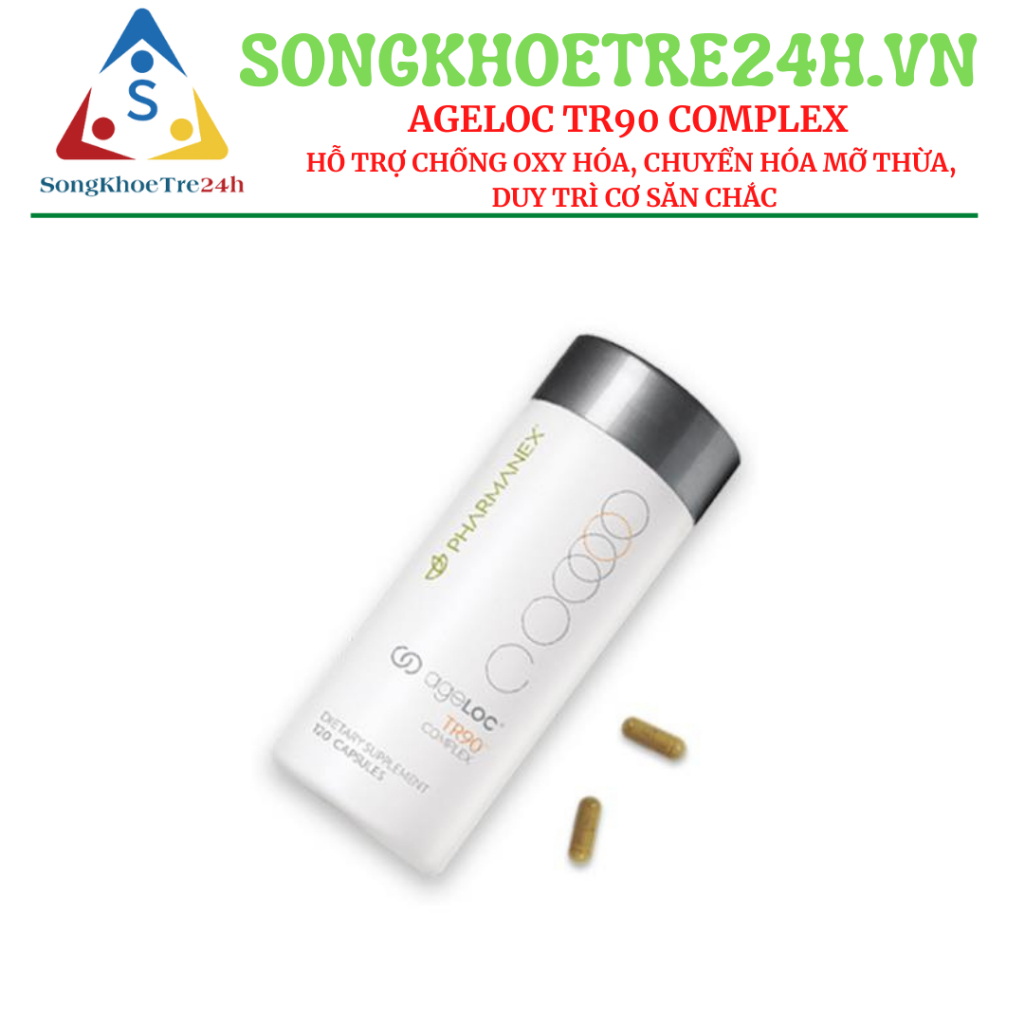 Ageloc Tr90 Complex Nuskin - Hỗ trợ chống oxy hóa, chuyển hóa mỡ thừa, duy trì cơ săn chắc (120 ...