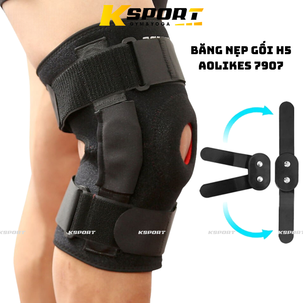 Bó Gối Nẹp H5, Băng Gối Dành Cho Người Sau Mổ Dây Chằng Aolikes 7907 ...