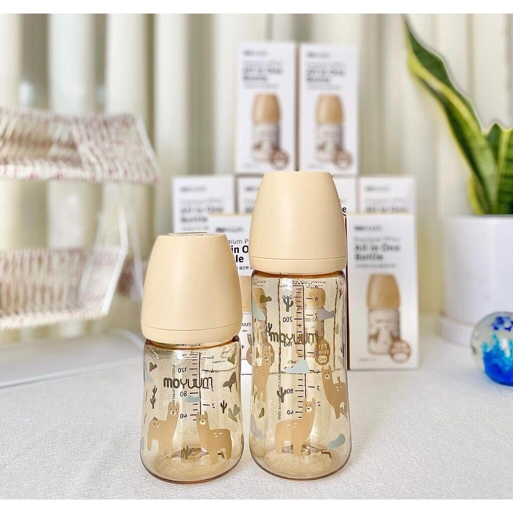 Bình Sữa Moyuum Lạc Đà 2023 Hàn Quốc Chất Liệu PPSU Cao Cấp Cho Bé Size 170ml - 270ml | Shopee ...