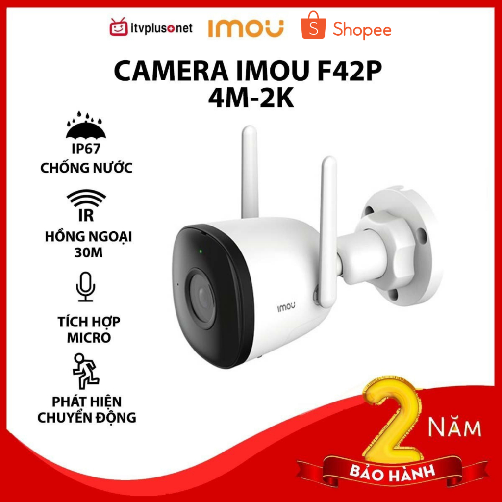 Camera Wifi ngoài trời IMOU | ITVPlus | Bullet 2C (4MP) | F42P CAMERA ...