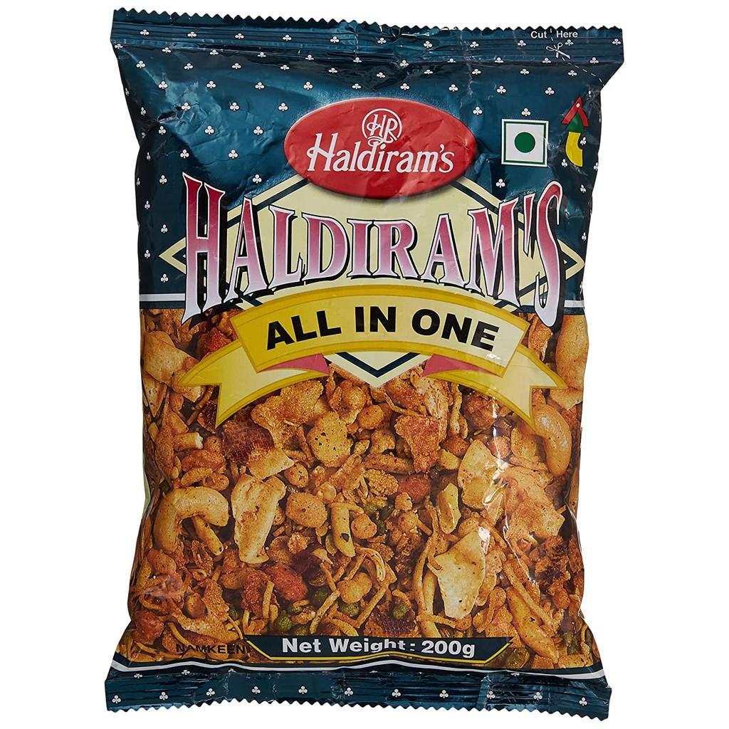 Haldiram - All in one - Indian Mixture - Mixture - Indian Snack - Haldiram's All in One (200g ...