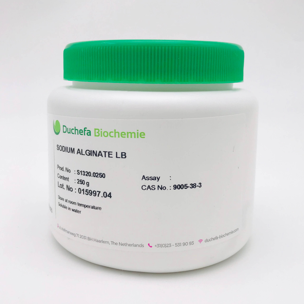 Hóa chất Sodium Alginate (Duchefa, Chai 250G, Cas 9005-38-3) | Shopee ...