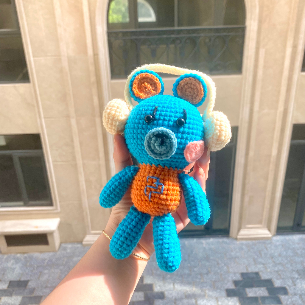 Móc khóa gấu len Nong PermPoon- Pondphuwin | Shopee Việt Nam