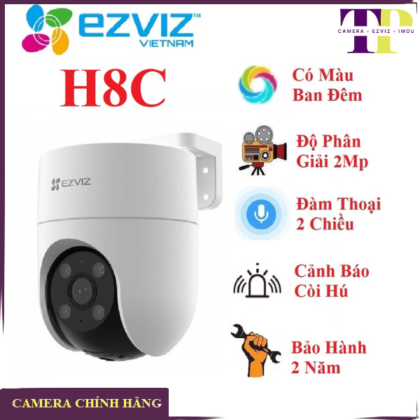 Camera IP Wifi Ezviz H8C 2K⁺ 4MP | H8C 2K 3MP | H8C FHD 2MP - Ngoài ...