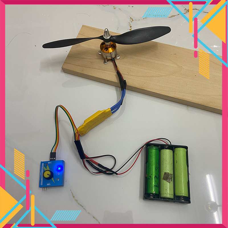 Combo Motor không chổi than XXD A2212 + ESC 30A + Pin + Cánh quạt ...