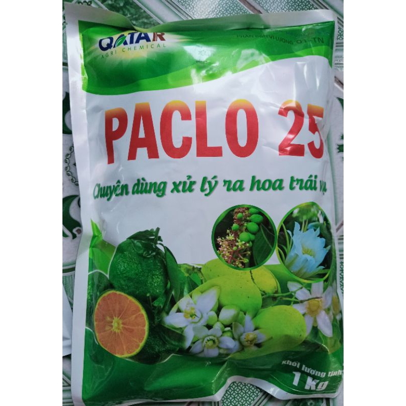 PHÂN BÓN VI LƯỢNG PACLO 25 (1KG) - CHUYÊN DÙNG XỬ LÝ RA HOA TRÁI VỤ ...