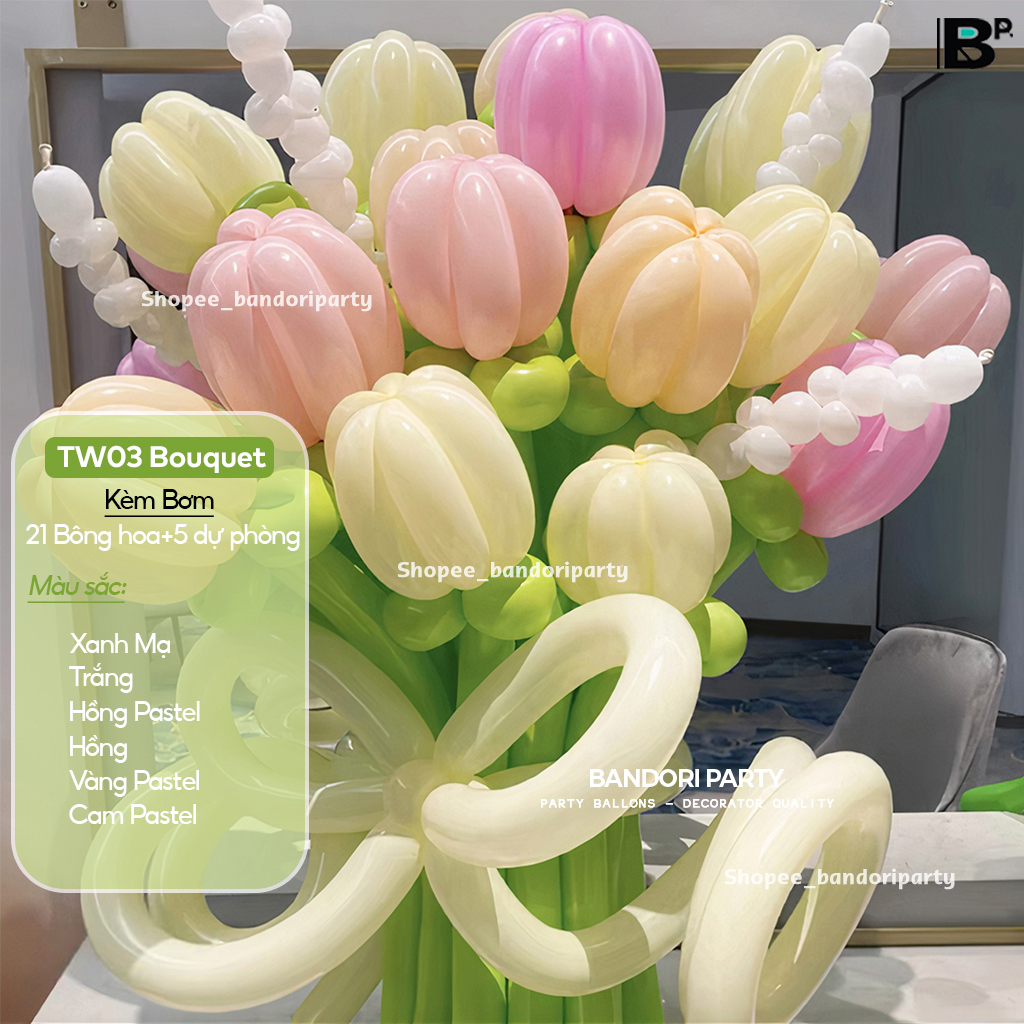 [FULL VIDEO HD] Bó Hoa Tulip Set Bong Bóng Tạo Hình Tự Làm DIY - Hoa ...