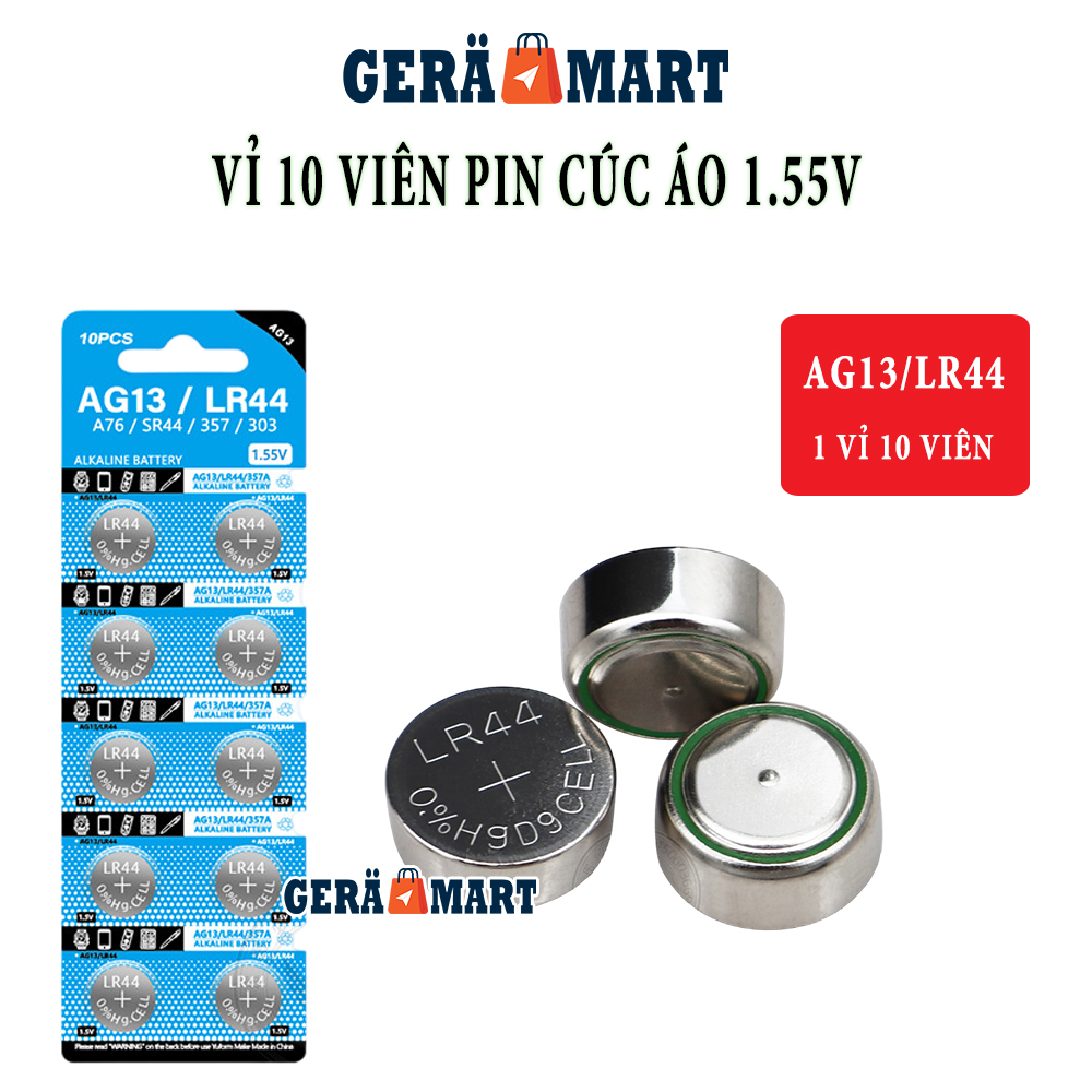 Pin cúc áo AG1/LR621 AG3/LR41 AG4/LR626 AG5/LR754 AG6/LR920 AG10/LR1130 ...