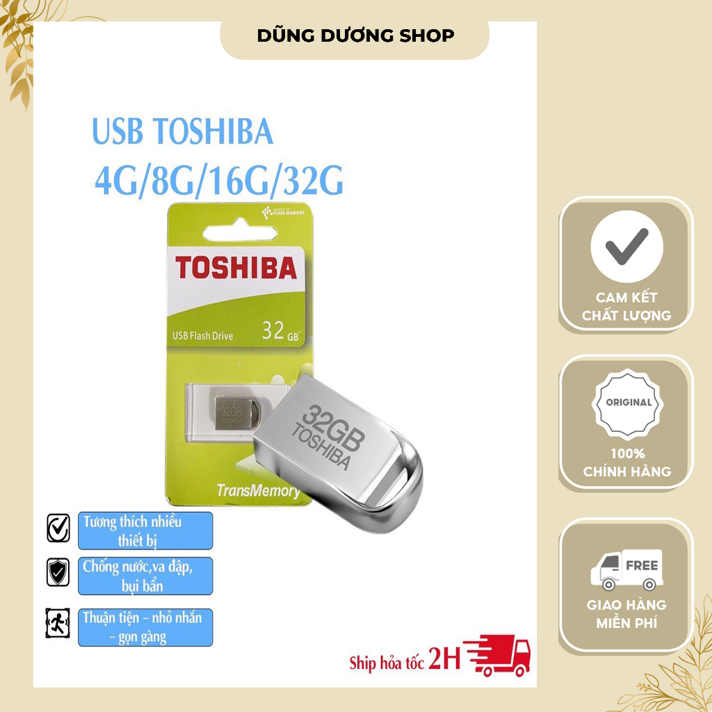 Usb TSB U202,U401 Mini Vỏ Kim Loại 4GB ,8GB, 16GB-Bảo Hành 12 tháng-Lỗi ...