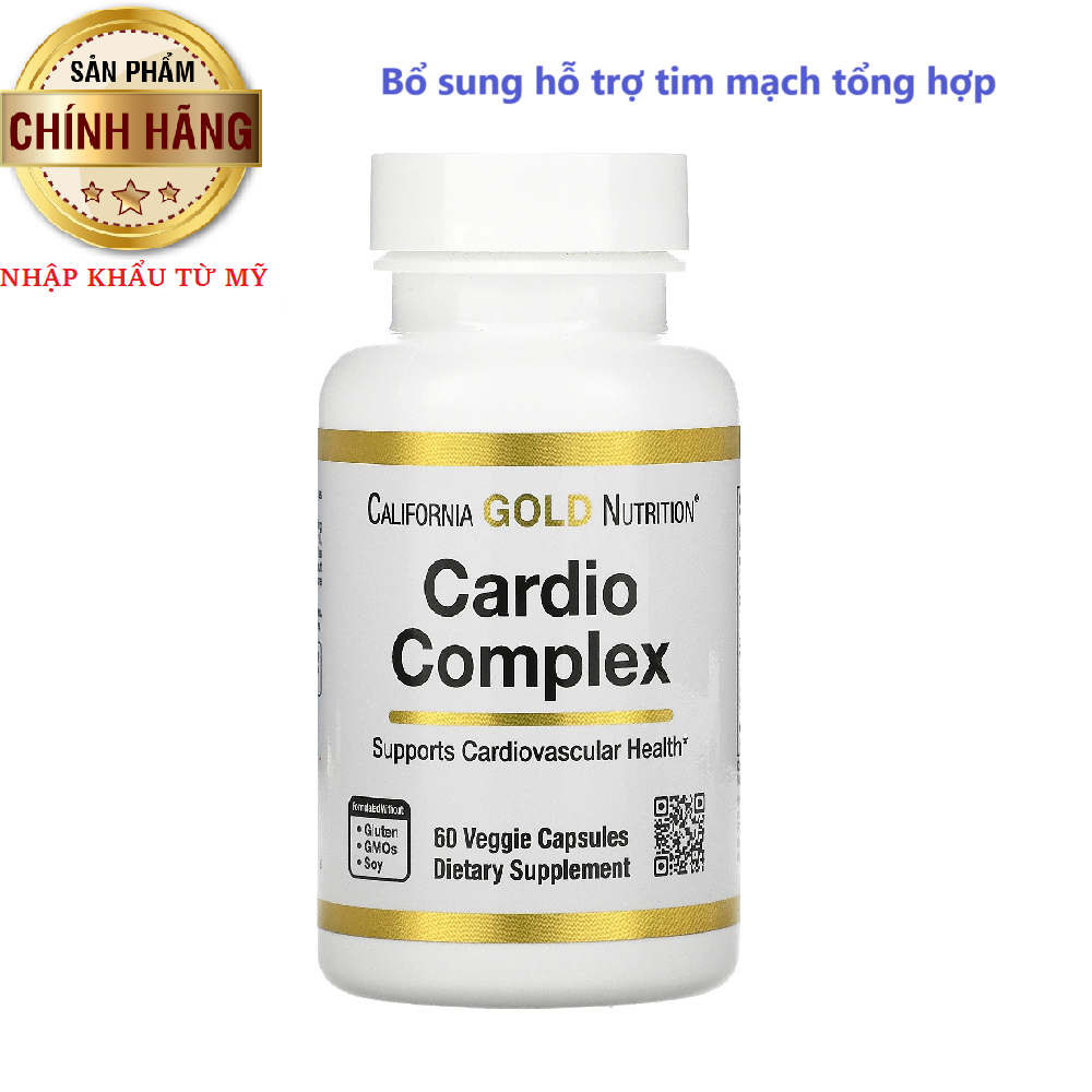 Cardio Complex, California Gold Nutrition, 60 Viên, Hỗ trợ tim mạch ...