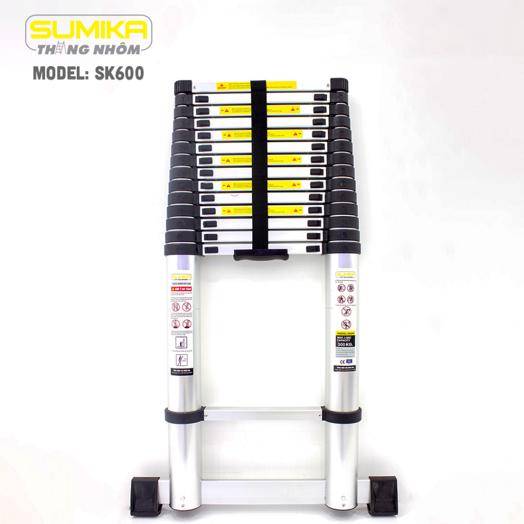 Thang rút nhôm Sumika SK600, đai đen, chiều cao 6.0m | Shopee Việt Nam
